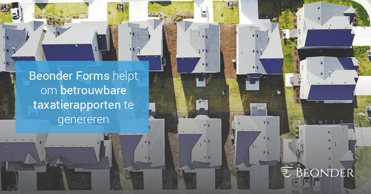 Betrouwbare taxaties genereren in Beonder Forms - Beonder